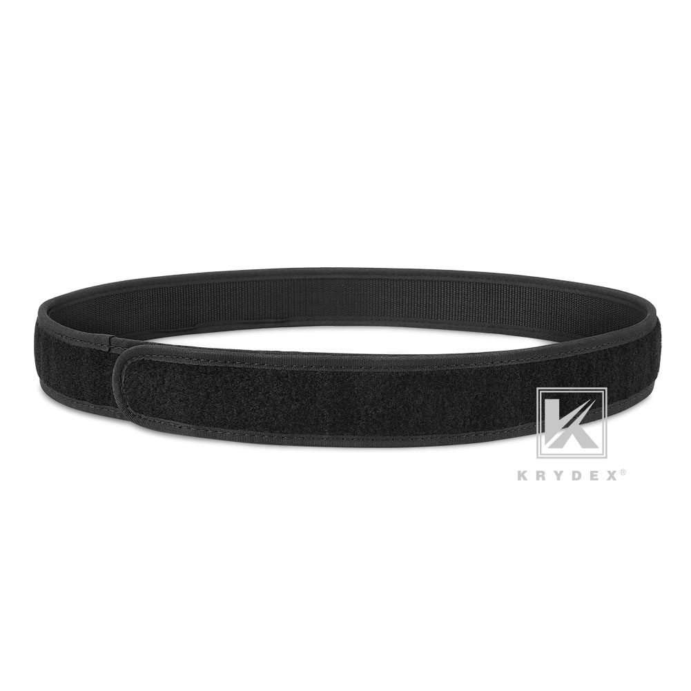 KRYDEX 1.5inch Duty Inner Belt Tactical EDC Waist Belt Nylon Black w ...