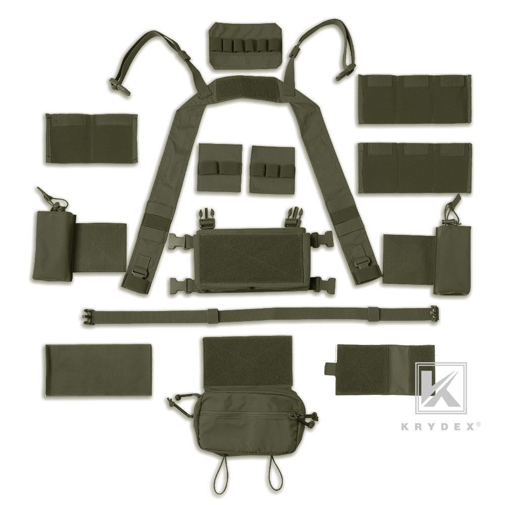 KRYDEX MK3 MK4 Micro Fight Chest Rig Chassis Tactical Carrier Ranger ...