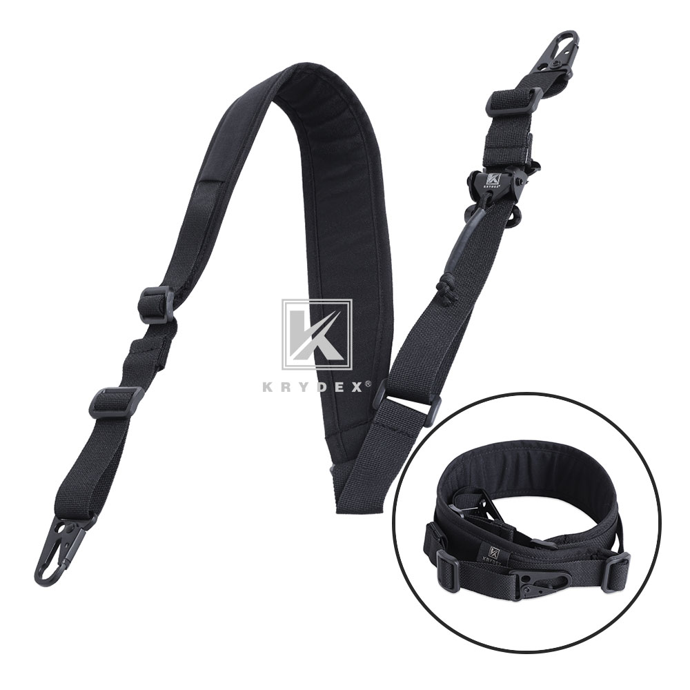 KRYDEX Modular Sling 2 / 1 Point Padded Tactical Shooting Sling ...